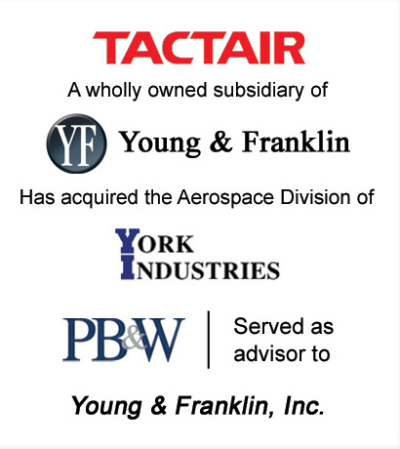 Tactair Fluid Controls has acquired the Aerospace Division of York ...