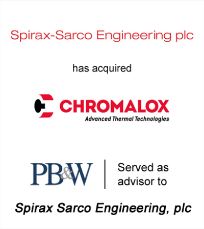 Spirax-Sarco Engineering has acquired Chromalox - Philpott Ball & Werner