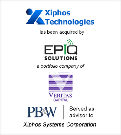 Xiphos has been Acquired by Epiq Solutions - Philpott Ball & Werner